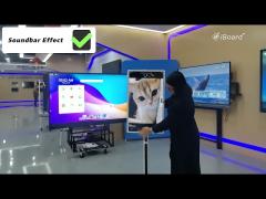 Draagbaar Smart Touch Screen 32 inch Verplaatsbaar LCD 13MP Camera ingebouwd Android 14 8+128G voor KTV Home Bar