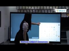 interactive whiteboard flat panel smart touch monitors tv 4k ultra hd screen with all-in-one pc