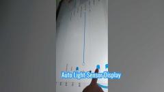 Set Auto light sensor--iBoard interactive flat panel display