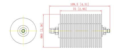 China DC-6000MHz Attenuator SMA Male To SMA Female for sale