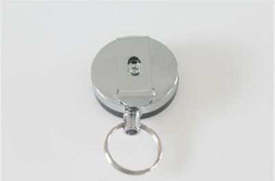 China Logotipo personalizado de Deyi 40mm Reel de insignia con llavero Clip de insignia cuerda retráctil para personal de la oficina del médico enfermero en venta