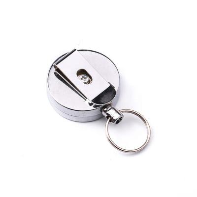 China Reel redondo retrátil de crachá para cartão de identificação YoYo Não mais perdidos ou danificados à venda