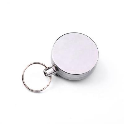 China QORI 4CM Metalen sleutelhouder Naam ID Badge Cardhouder Rfid Duurzaam metaal Te koop