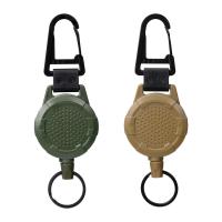 Quality Deyi Badge Reel Heavy Duty Metal Retractable Keychain for sale