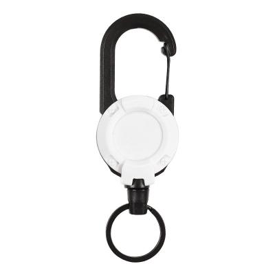 Cina Deyi Badge Reel Multitool Carabiner Badge Holder Portachiavi rimovibili Clip Id Holder Cord in acciaio inossidabile in vendita