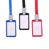 China Deyi Custom Logo PVC ID/Badge Holder for sale
