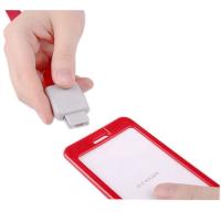 China Deyi Custom Logo PVC ID/Badge Holder for sale