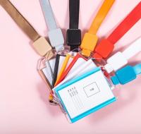 China Deyi Assorted Color Print ID Card Holder for sale