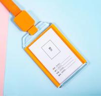 China Deyi Assorted Color Print ID Card Holder for sale