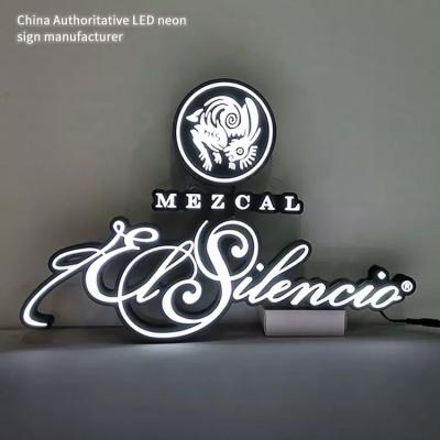China Satom Acrylic Backboard Achieve Complex Pattern Shape Led Neon Light Signs for sale