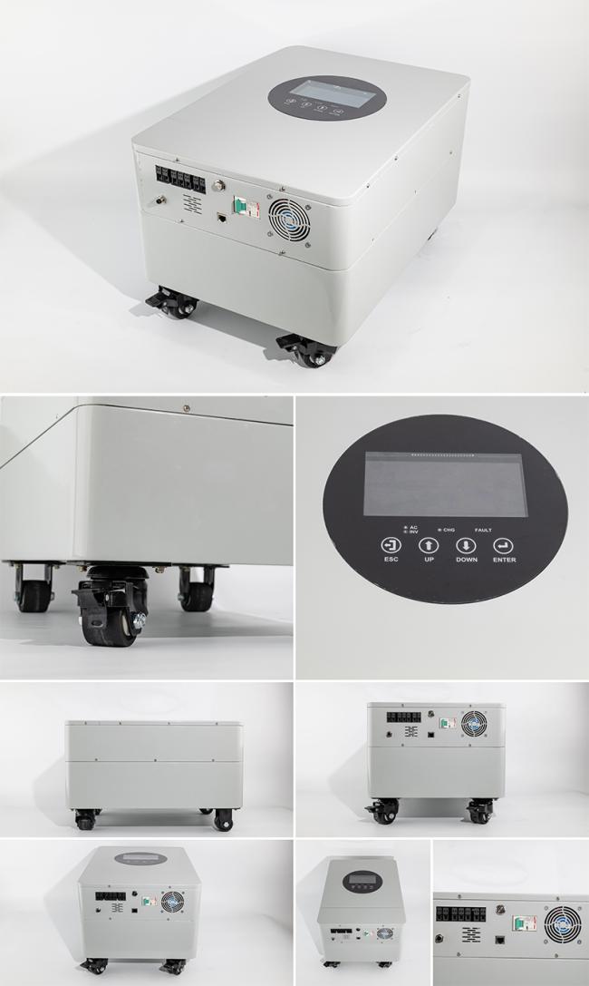 Stackable lithium battery hybrid inverter system overview