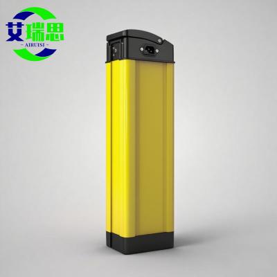 China Long Cycle Life Rechargeable E Bike Battery 36 V 12 Ah Silver Fish Style for sale