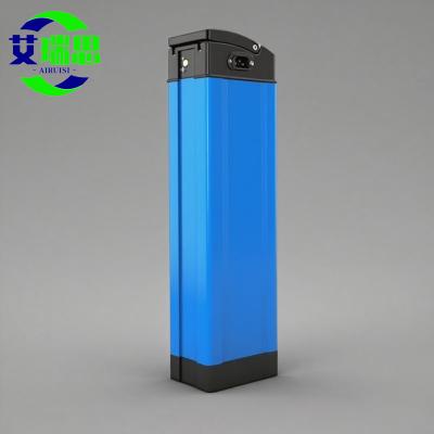 China Foldable Ebike Battery Cell 24V 20Ah Lithium Ion Rechargeable Silver Fish E Type Bicycle E Bike Battery for sale