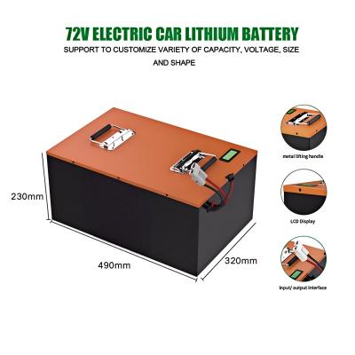 China High Power Lithium Battery 72V 60Ah Electric Bicycle Battery Lithium Ion Battery 750W for sale