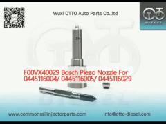 Сопло F00VX40029 Bosch Piezo для 0445116004/0445116005/0445116029