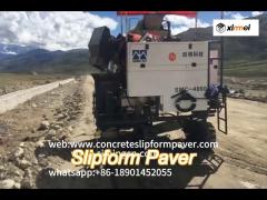 2m Paving Vibrating Rod Slipform Paver Machine voor hellingsbescherming