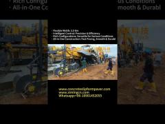 3500/4000-8000 mm paving width slipform paver track style for construction