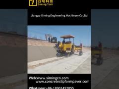 Beton-slip-form paver voor de bouw van snelwegen