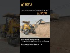 multi purpose concrete slip form paver for highway construction