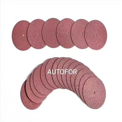 China Dry-cut dental crown material zirconia precision cutting blade - black/red for sale