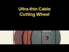 Car cable cutting wheel