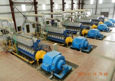 Cina 10 gas di X 2000kW LNG e centrale elettrica di olio combustibile pesante con il generatore 500 giri/min. 600 giri/min. 750 giri/min. in vendita