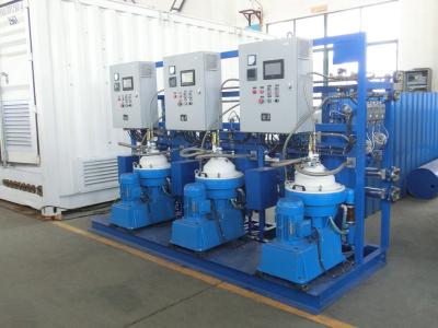 China Sistema de gasolina y aceite de la purificación del separador horizontal del filtro para la central eléctrica marina en venta