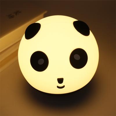 China Rechargeable Silicone Night Light for Home Decoration Cute Small Panda Sheep Design for sale