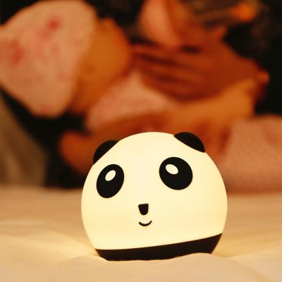 China Rechargeable Silicone Night Light for Home Decoration Cute Small Panda Sheep Design for sale