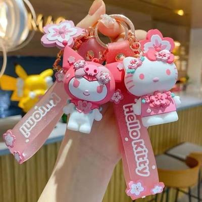 China Kawaii Sleutelhanger voor rugzakken Hangend Cartoon Anime Hellos Figuur Sleutelhanger in bulk Te koop