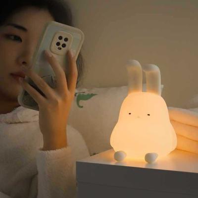 중국 Usb 케이블 실리콘 나이트 라이트와 다채로운 변경 가능한 빛과 재충전 배터리 판매용