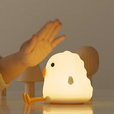 중국 어린이 방에 센서 제어와 함께 귀여운 실리콘 밤등 판매용