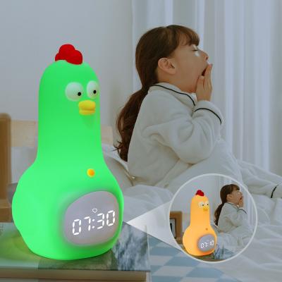 Cina Kid Smart Wake Trainer Accanto al letto Nite Light White Noise Alarm Clock Radio in vendita