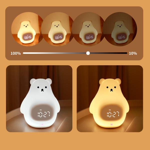 Quality Sleep Trainer Clock With Soft Night Lights For Kids Intelligent Sleep Aid for sale