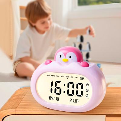 Cina Calibrazione automatica dell'ora Alarme per animali Orologio Luce notturna per la camera da letto dei bambini App controllata in vendita