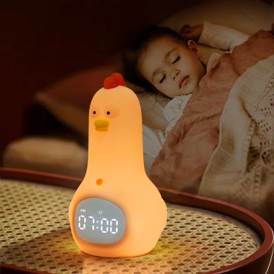Cina Kid Smart Wake Trainer Accanto al letto Nite Light White Noise Alarm Clock Radio in vendita