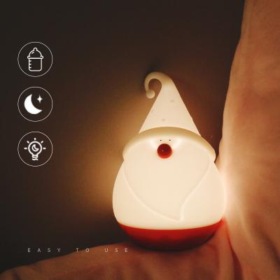 Cina Luci di Natale 1200mAh Batteria Lampada ricaricabile Carina Decorazione in silicone Regalo di Natale in vendita