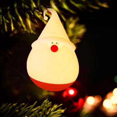 Cina Luci di Natale 1200mAh Batteria Lampada ricaricabile Carina Decorazione in silicone Regalo di Natale in vendita
