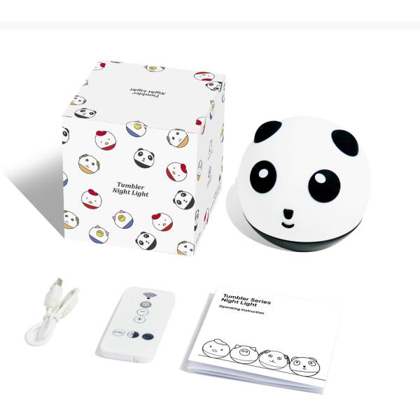 Quality Creative Children's Soft Panda Night Light Eye Care Sleeping Bedroom Silicone for sale