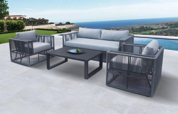 Quality Charcoal Rope Lounge Set, SN-2635 for sale