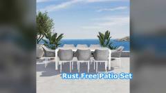 Aluminum Outdoor Dining Set Rust Free