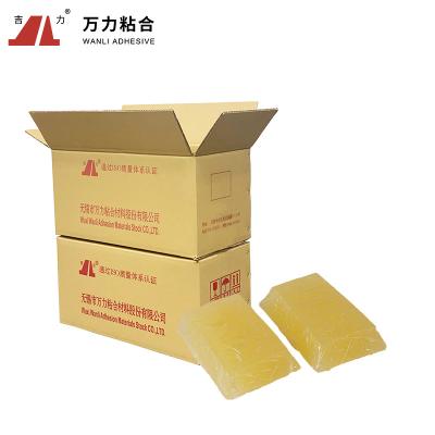 Cina Colata calda giallastra trasparente che imballa la colla TPR-7606 della saldatura a caldo dell'etichetta adesiva in vendita
