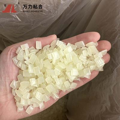 China Karton die Doos Hete Smelting EVA Adhesive Yellowish Polyolefin Eva-kb-1H vouwen Te koop
