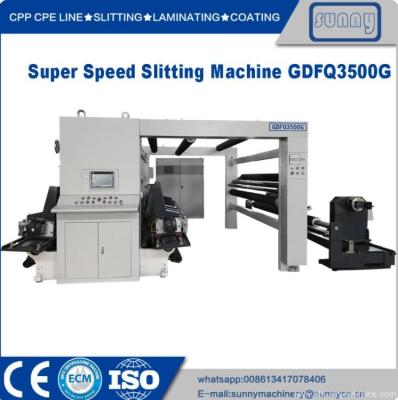 China Hoge Druk die Opnieuw opwindend Machine voor BOPP-CPE van HUISDIERENpvc CPP HDPE scheuren Te koop
