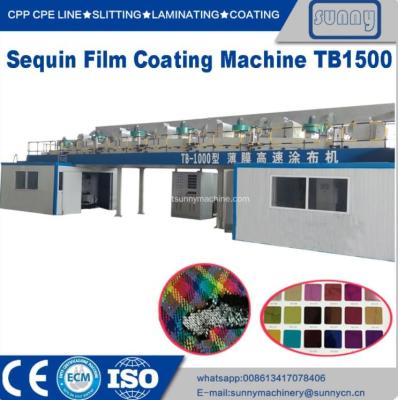 China Metallized PET Sequins Sheet Film Coating Machine Maximum 150m/Min for sale