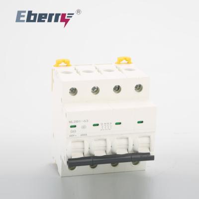 Cina Eberry ERB1 125a Mccb MCB 63A 80A 100A 125A Mini Electric Breaker in vendita