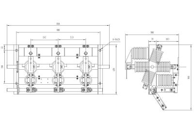 Κίνα Περιστροφική εσωτερική υψηλή τάση Disconnector GN30 12KV 24KV προς πώληση