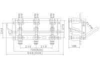 China Eberry GN19 High Voltage 11KV 12KV VCB Disconnect Switch for sale