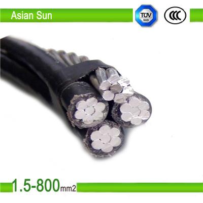 China 1KV PVC Insulation, Aluminum Conductor ABC Aerial Bunch Cable for sale