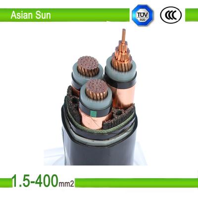 China 0.6/1KV XLPE Insulated PVC Sheath 3*2.5mm2 Electrical Power Cable for sale
